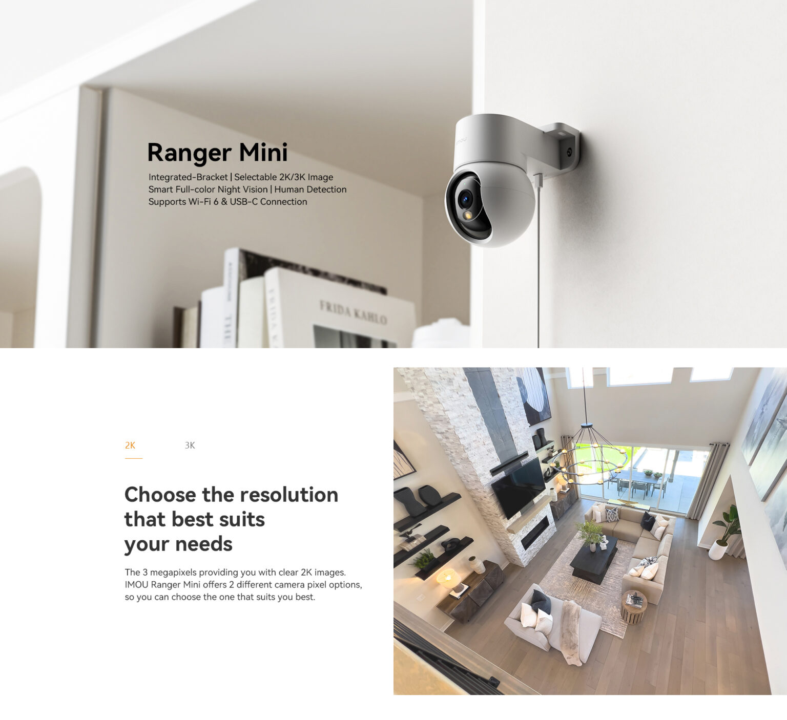 Imou Ranger Mini 3MP Human Detection Full Color Two-way Audio Camera ...