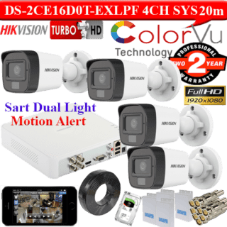 Sensor Light For Home Smart Colorvu 4 Camera System - Cctv Sri Lanka